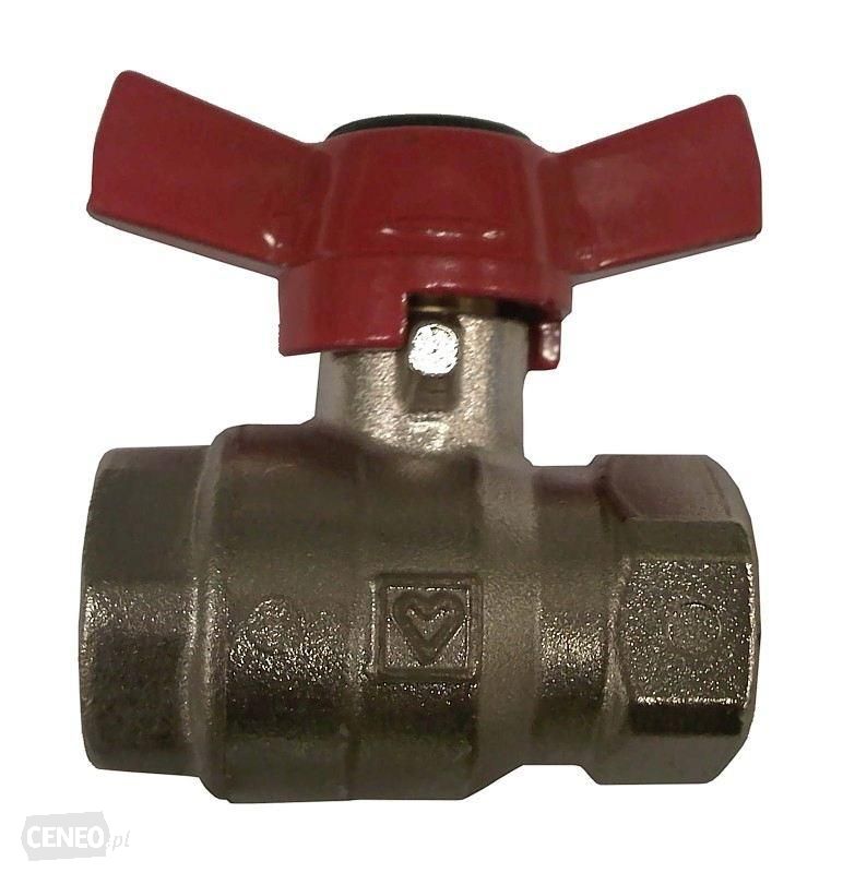 Кран кульовий ВР-ВР,з ручкою"метелик",PN=25.Корп. з ков. латуні ...